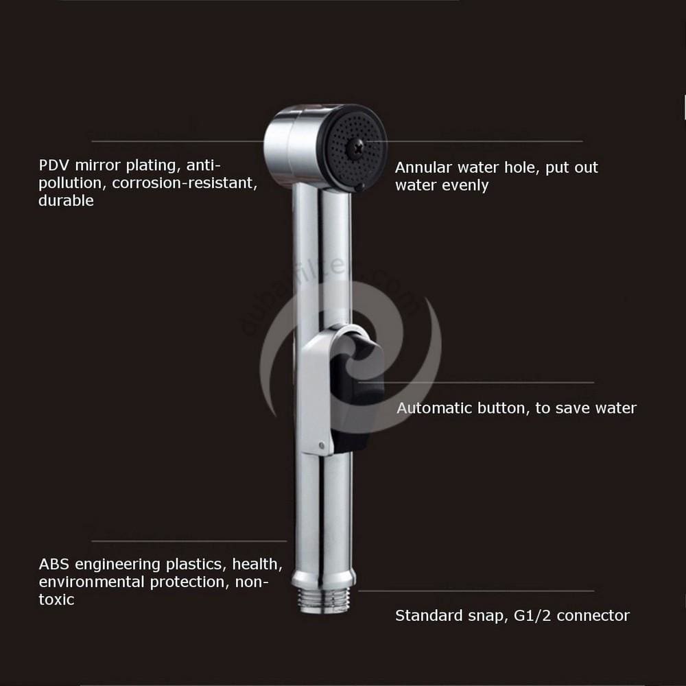 Dubai Filter - Muslim Shower (Bidet sprayer) Shattaf Set With Hose
