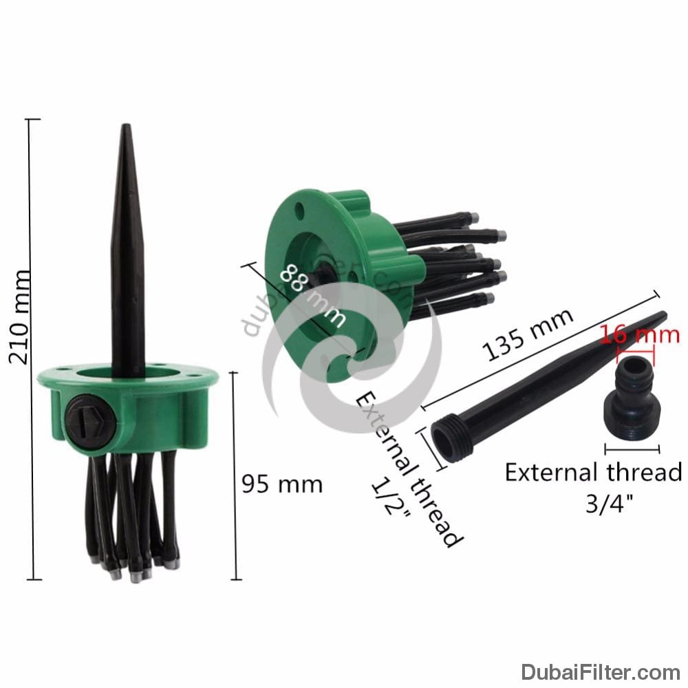 Dubai Filter - Noodle head Flexible 360 degree Water Sprinkler Spray ...